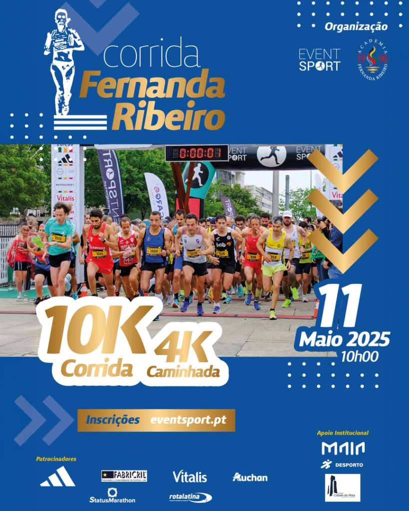 Maia recebe 11.ª Corrida Fernanda Ribeiro a 11 de maio - Jornal Novo ...