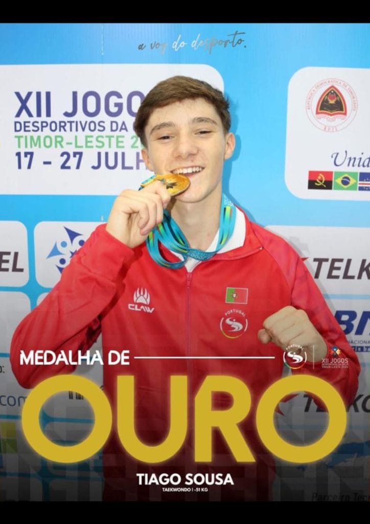 Jogos CPLP em Timor-Leste: Valongo brilha com ouro de Tiago Sousa no Taekwondo - Jornal Novo ...
